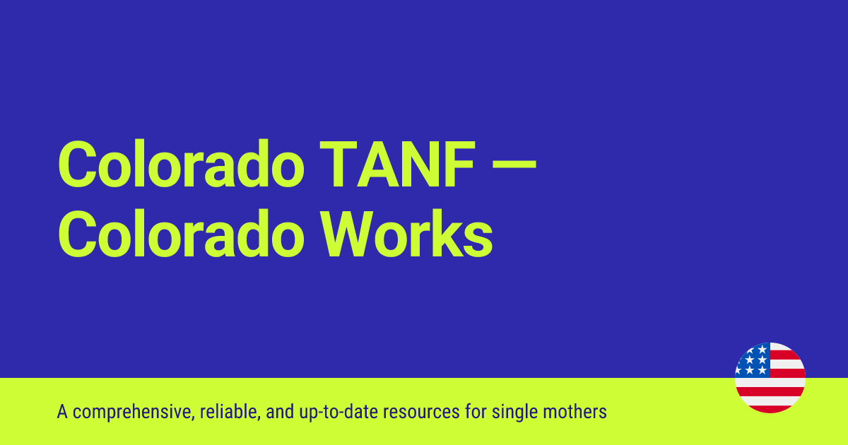 Colorado TANF — Colorado Works