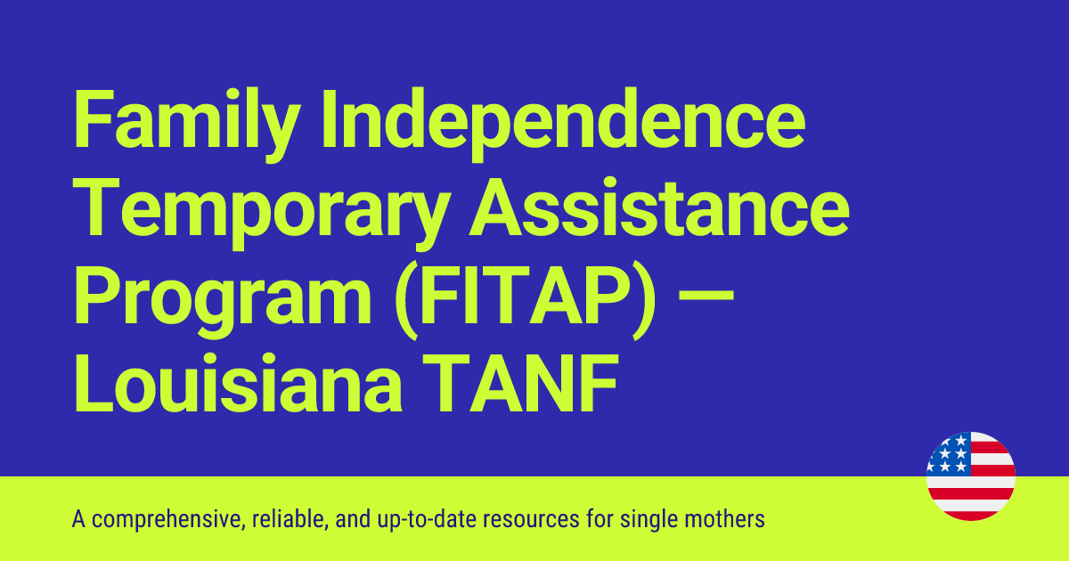 Family Independence Temporary Assistance Program (FITAP) — Louisiana TANF