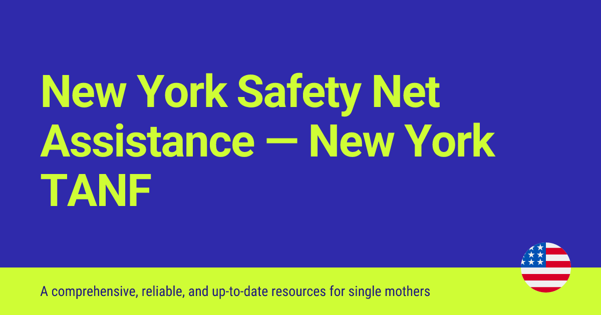 New York Safety Net Assistance — New York TANF