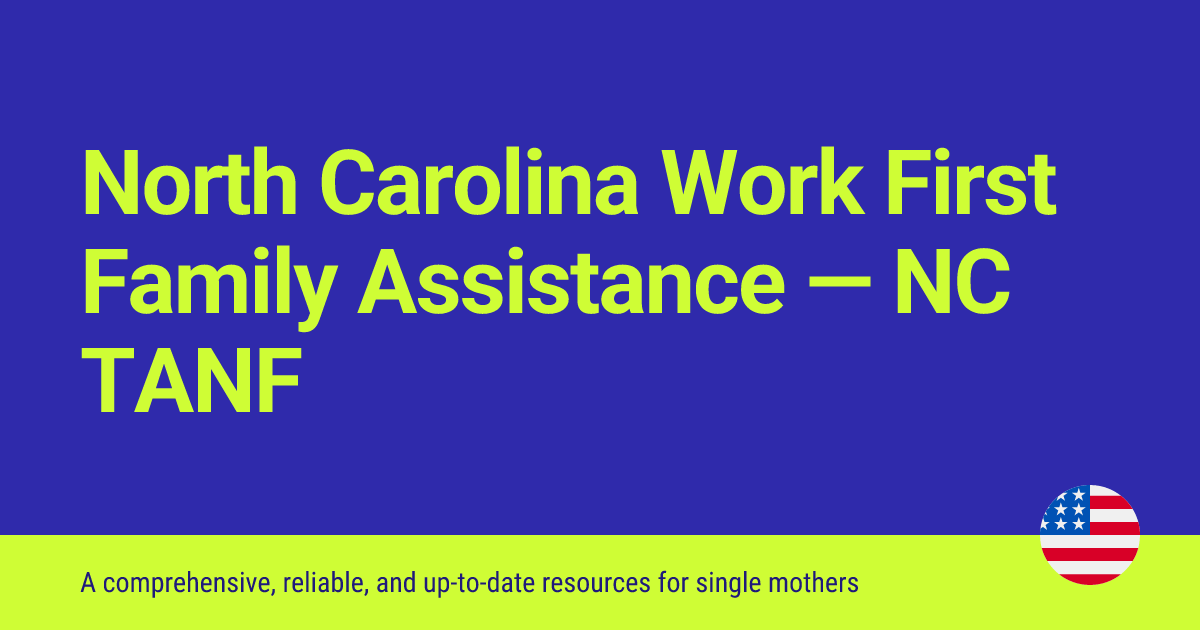 North Carolina Work First Family Assistance — NC TANF